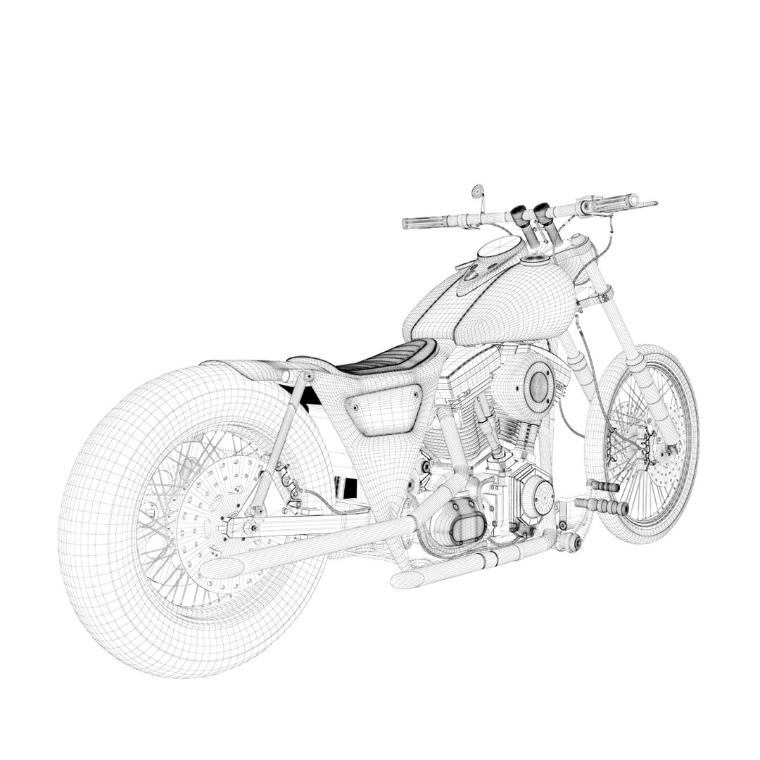Harley Davidson Fxr 1989 Model - TurboSquid 1187631