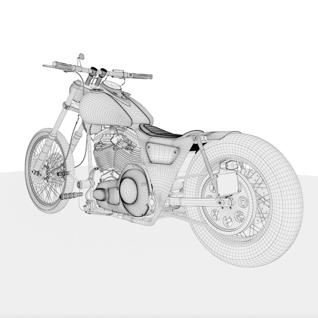 Harley Davidson Fxr 1989 Model - TurboSquid 1187631