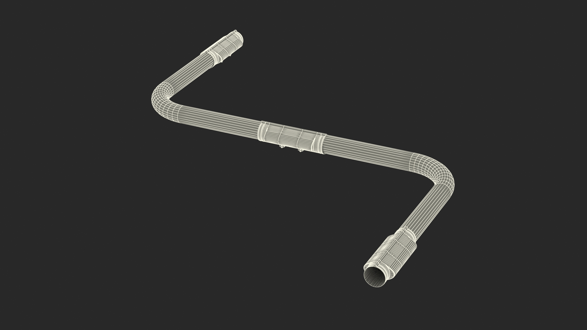 3D Gas Pipeline Corner Section - TurboSquid 1900301