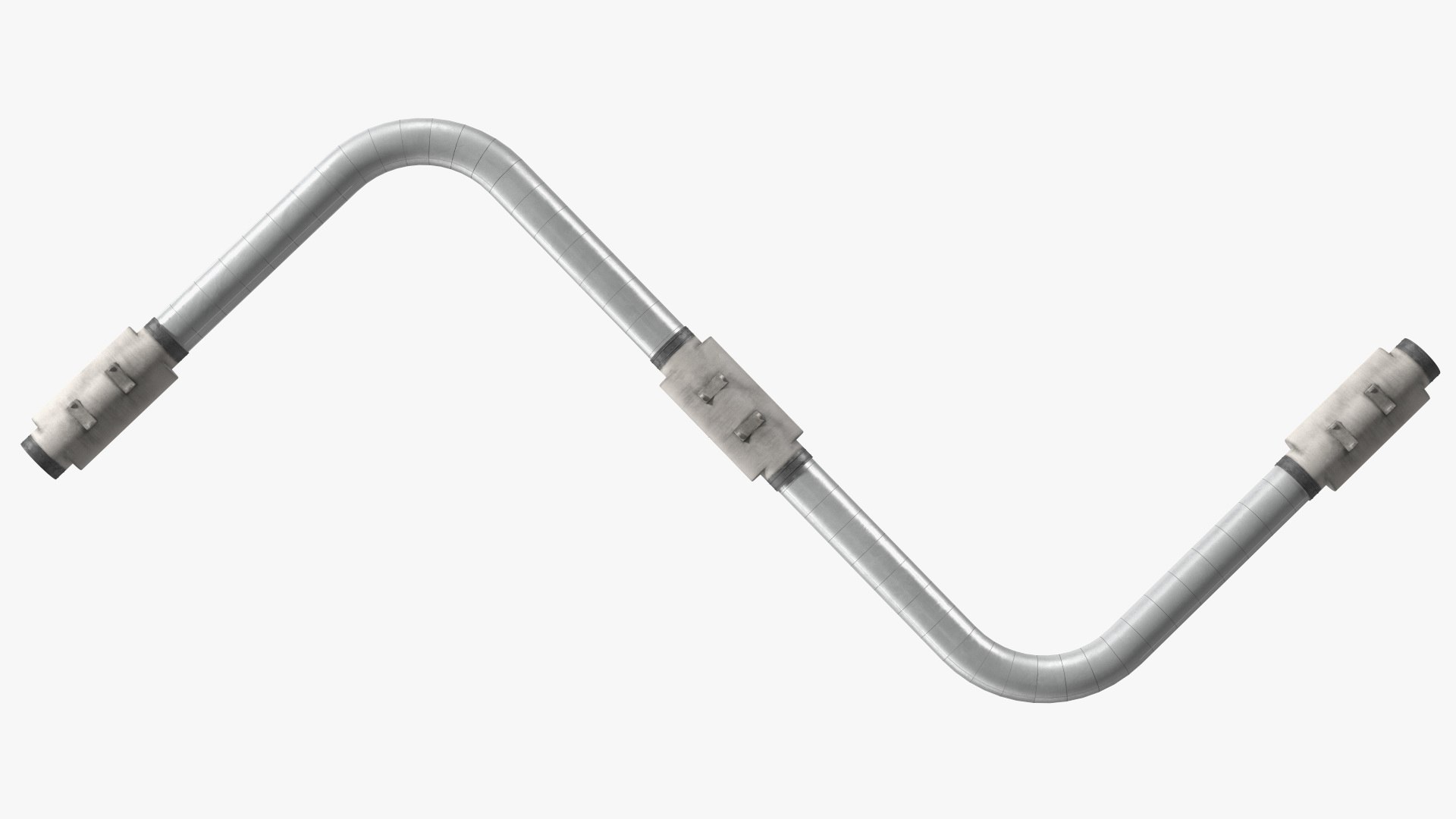 3D Gas Pipeline Corner Section - TurboSquid 1900301