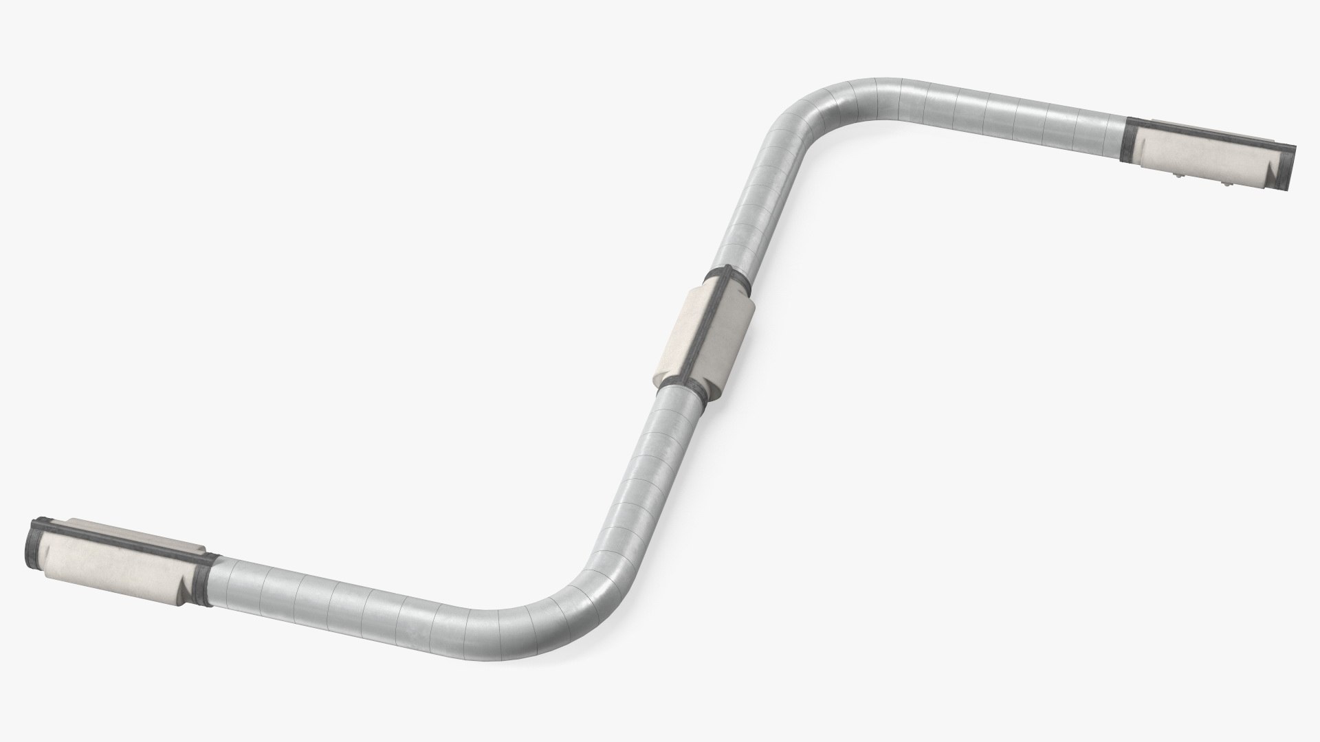 3D Gas Pipeline Corner Section - TurboSquid 1900301