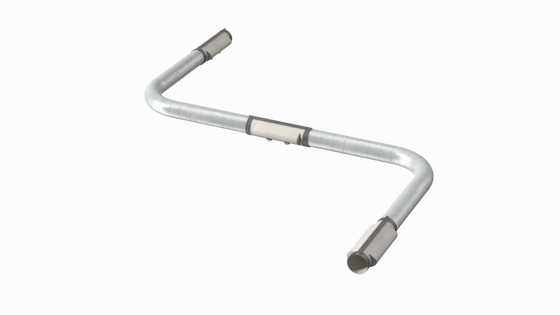 3D Gas Pipeline Corner Section - TurboSquid 1900301