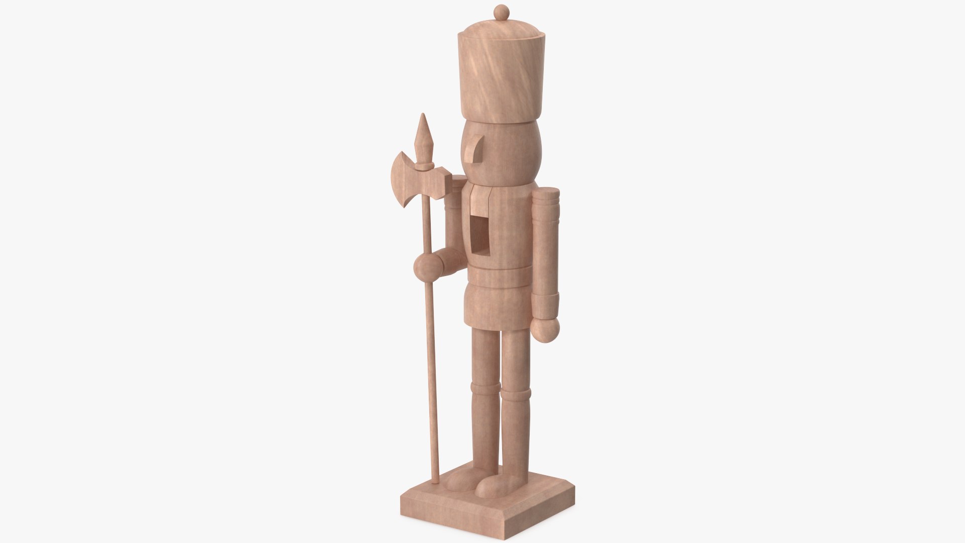 3D Wooden Christmas Nutcracker 5 Model - TurboSquid 2267730