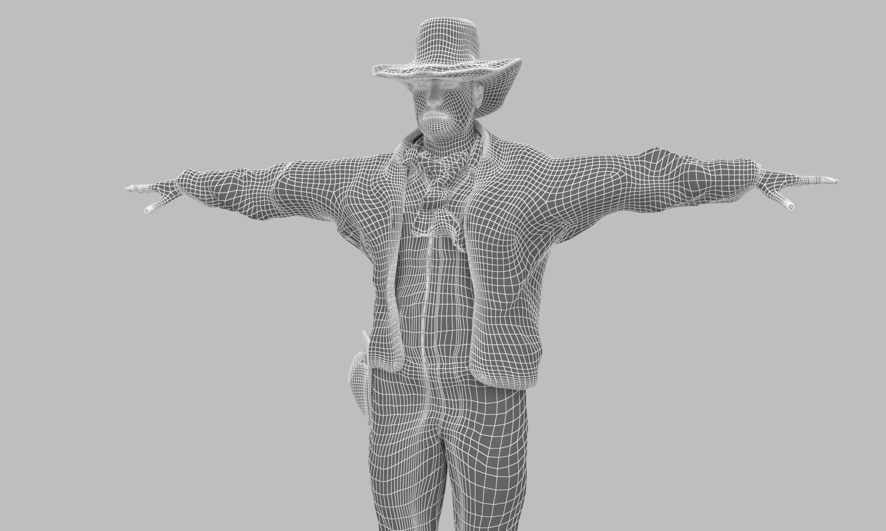 Realistic cowboy model - TurboSquid 1344438