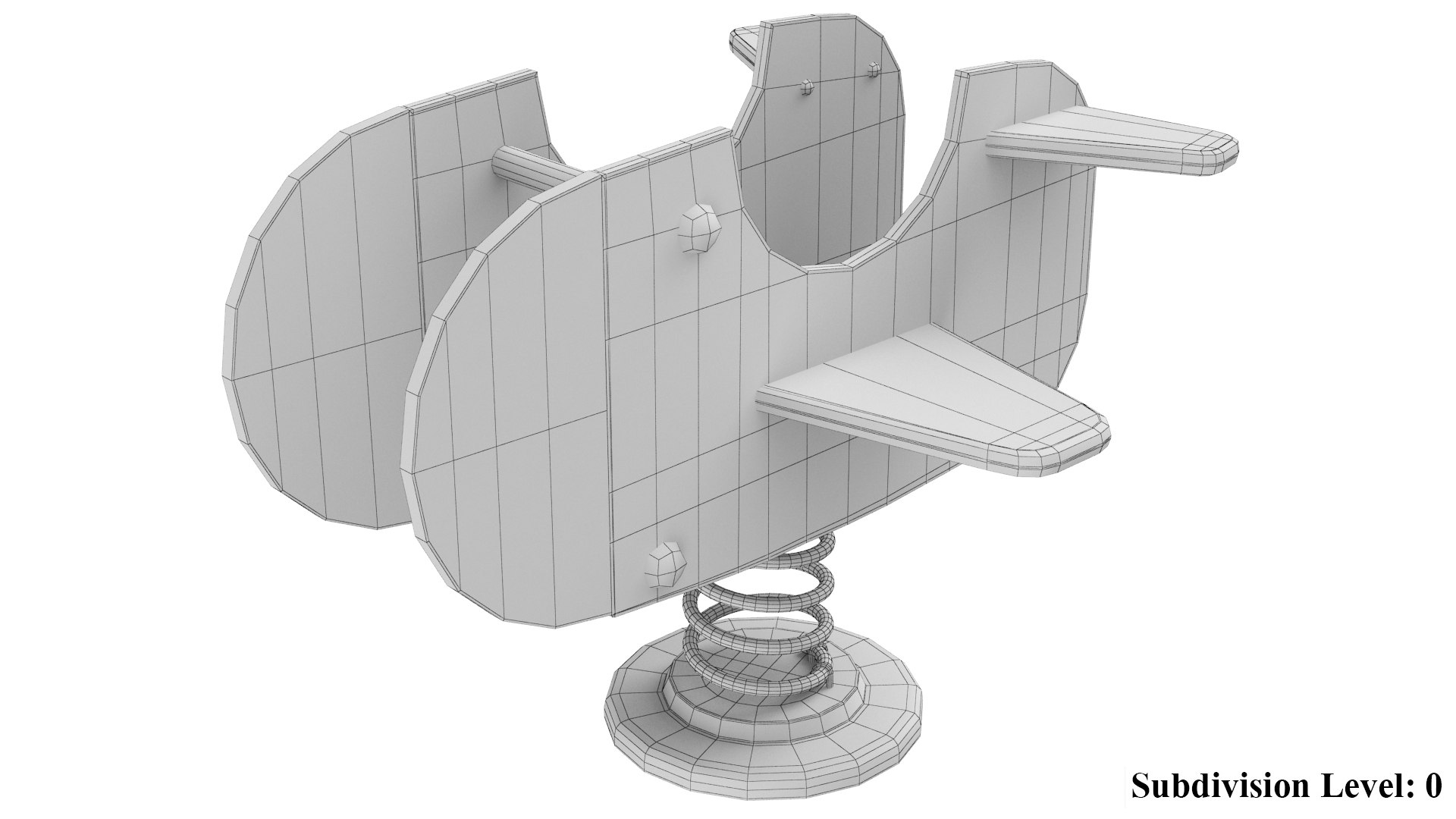 Spring rocker 3D model - TurboSquid 1467624