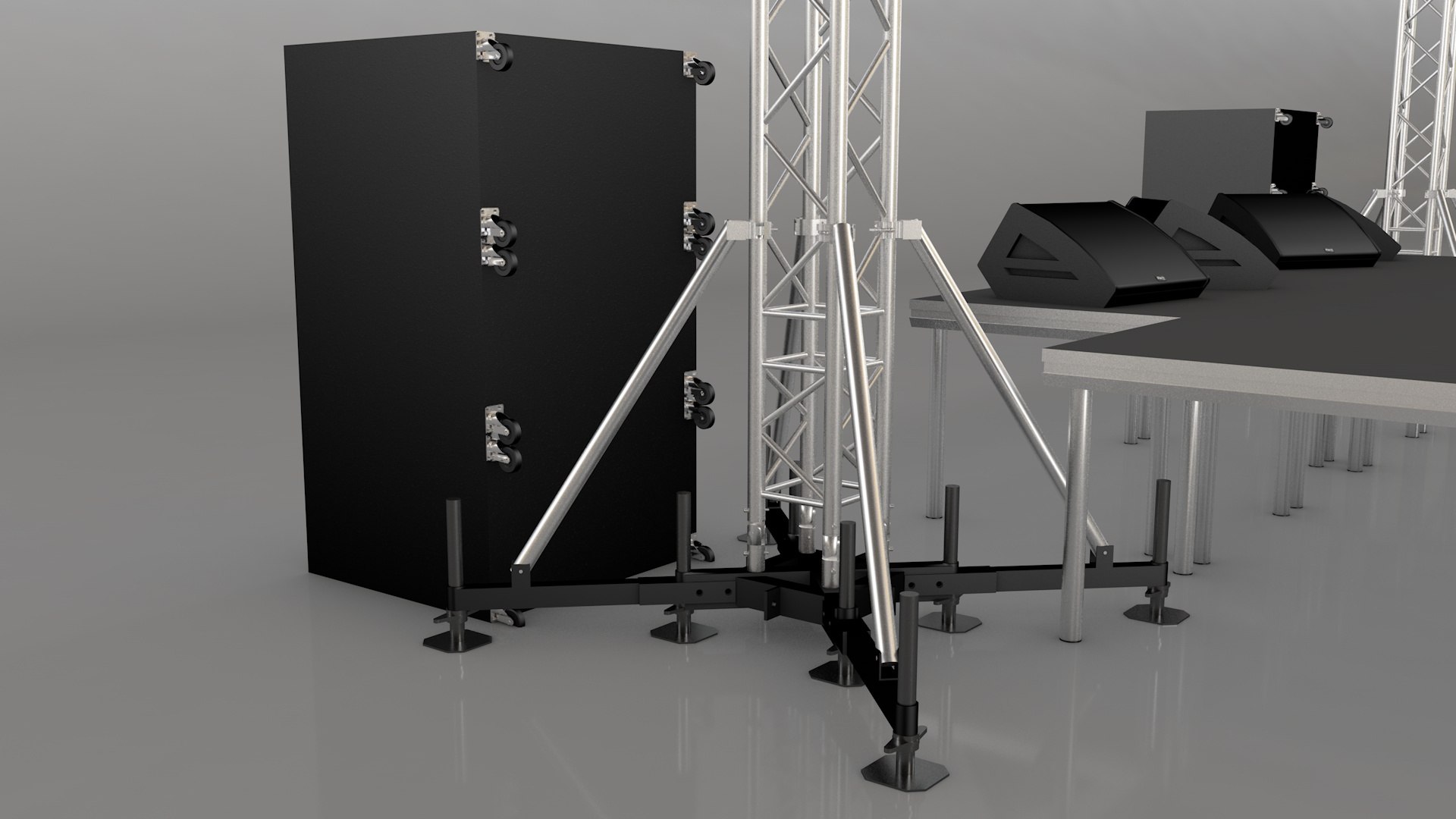 3D Model TRUSS STAGE - TurboSquid 2018732