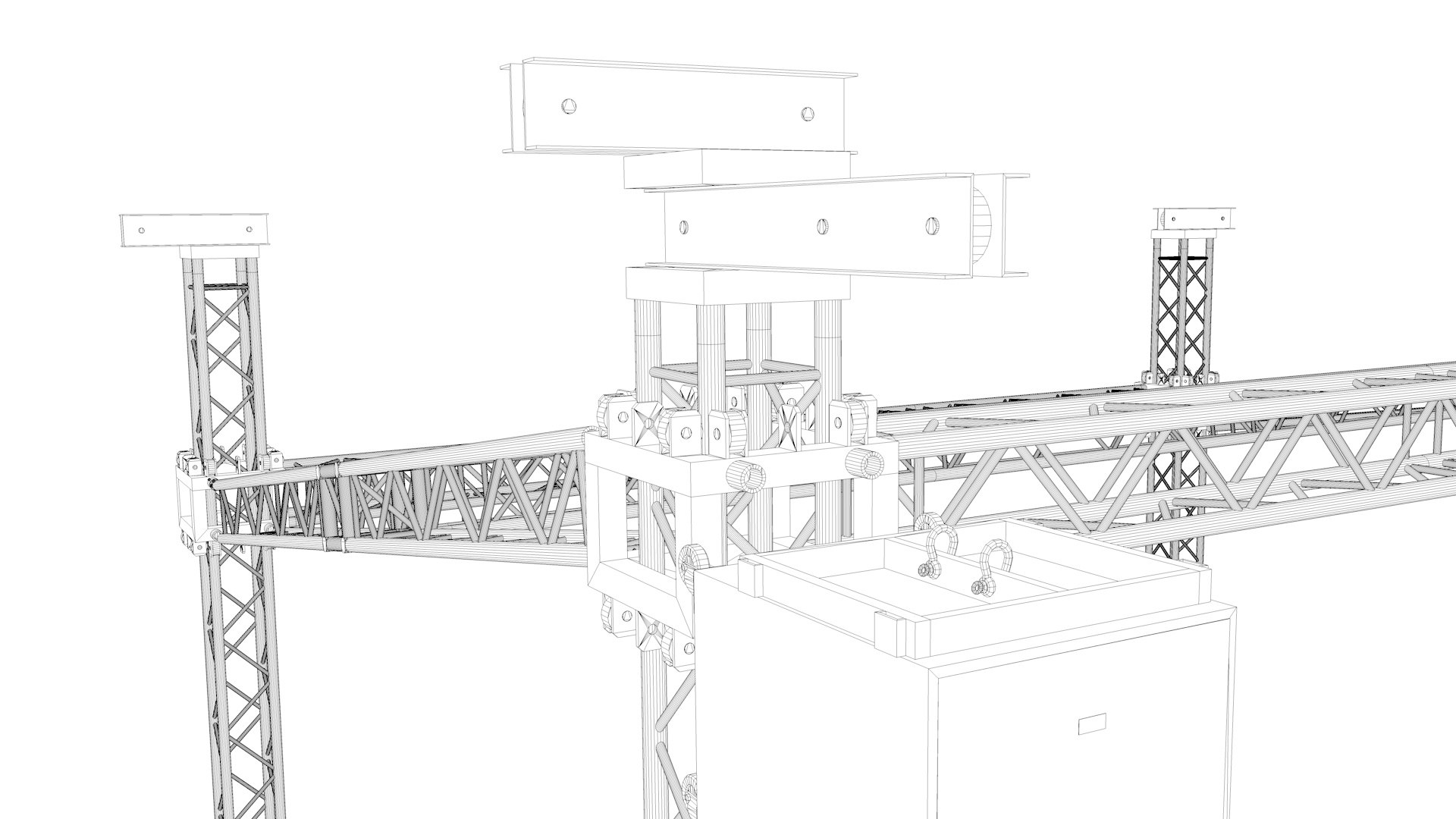 3D Model TRUSS STAGE - TurboSquid 2018732