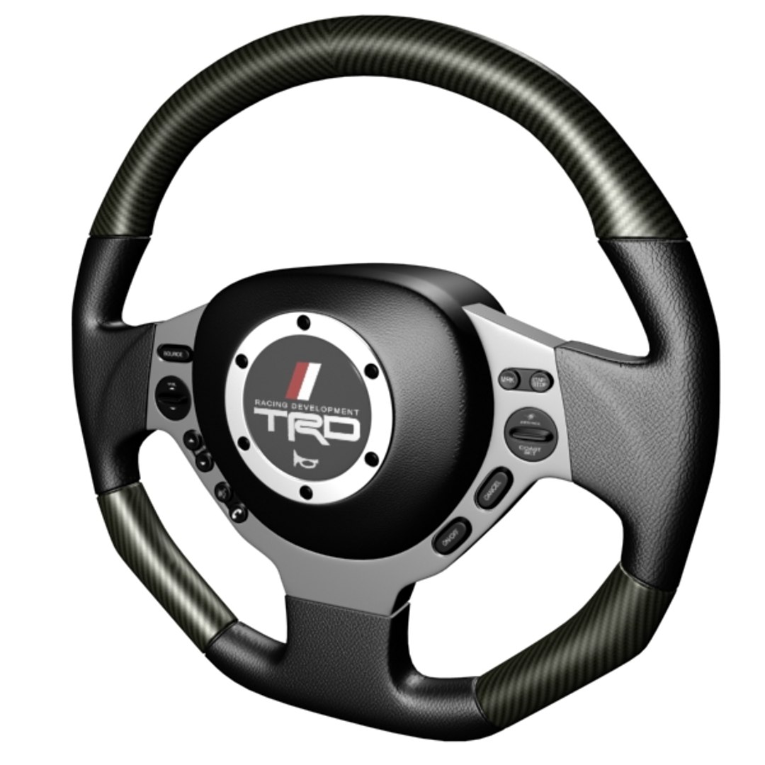 3d Model Of Gtr Steering Wheel