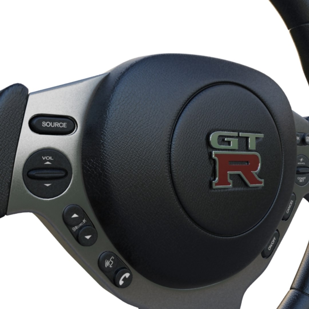 3d Model Of Gtr Steering Wheel