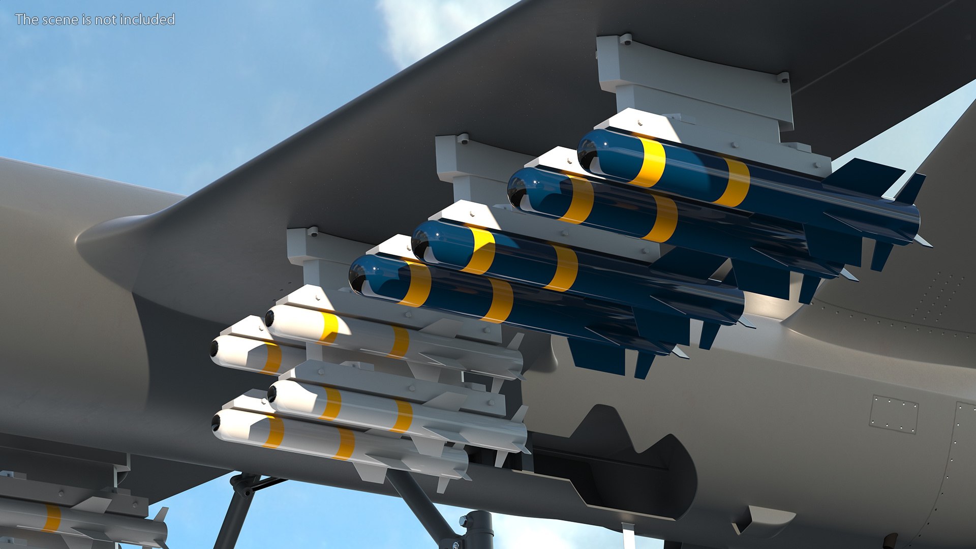 3D CH-5 Rainbow UAV Armed Rigged For Cinema 4D - TurboSquid 2052086