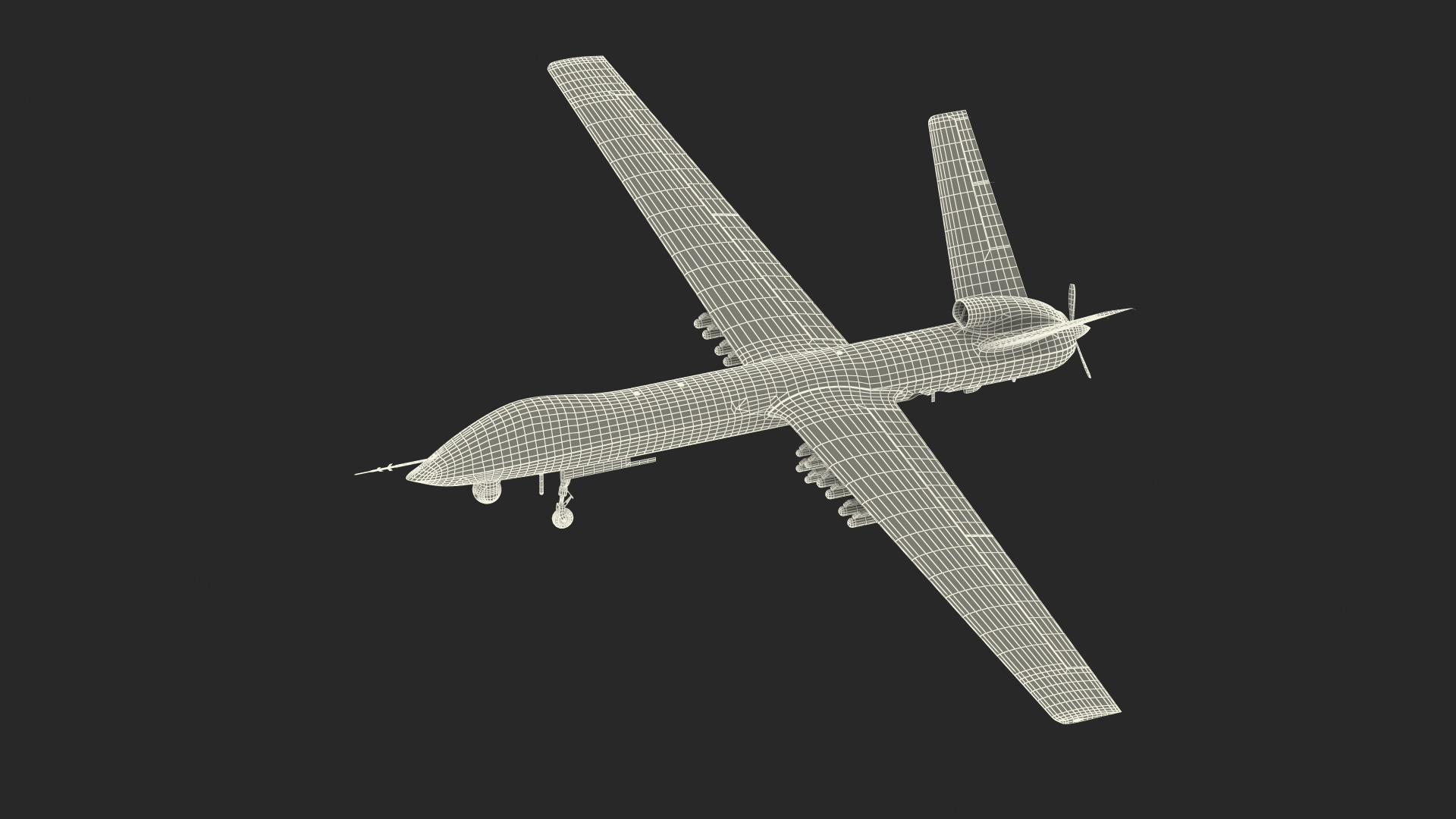 3D CH-5 Rainbow UAV Armed Rigged For Cinema 4D - TurboSquid 2052086