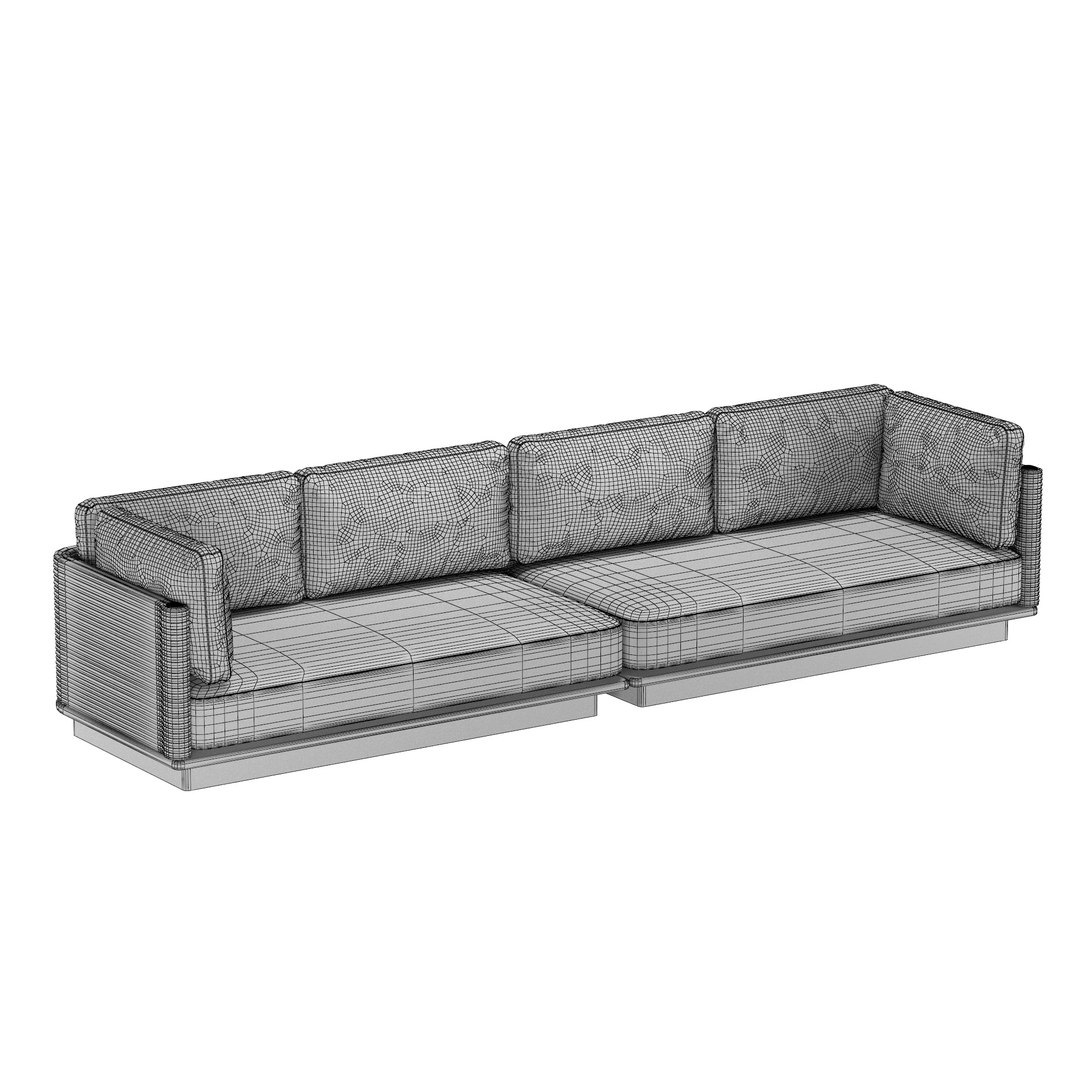 Grio Outdoor Connection Corner Module Sofa 3D Model - TurboSquid 2367931