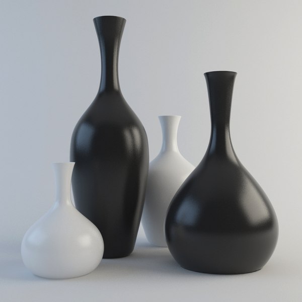 3d model decorative vases