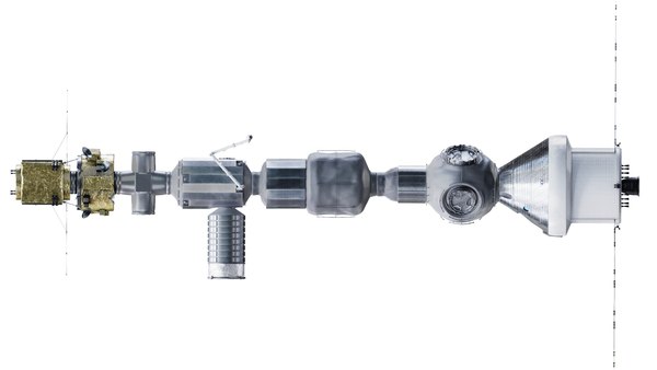 3D Lunar Gateway Space Station model - TurboSquid 1729130