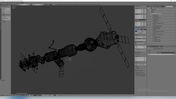 3D Lunar Gateway Space Station model - TurboSquid 1729130