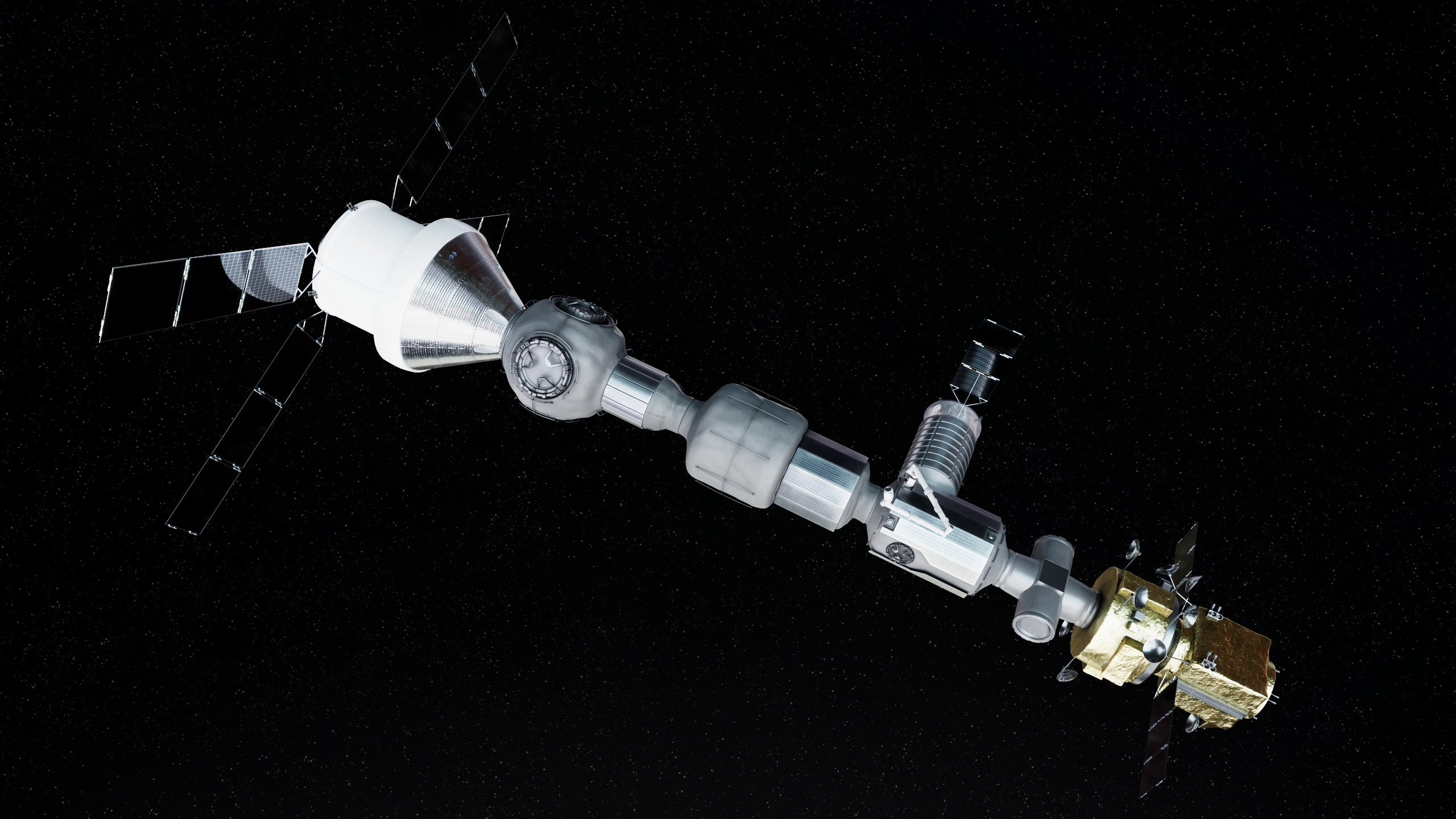 3D Lunar Gateway Space Station model - TurboSquid 1729130