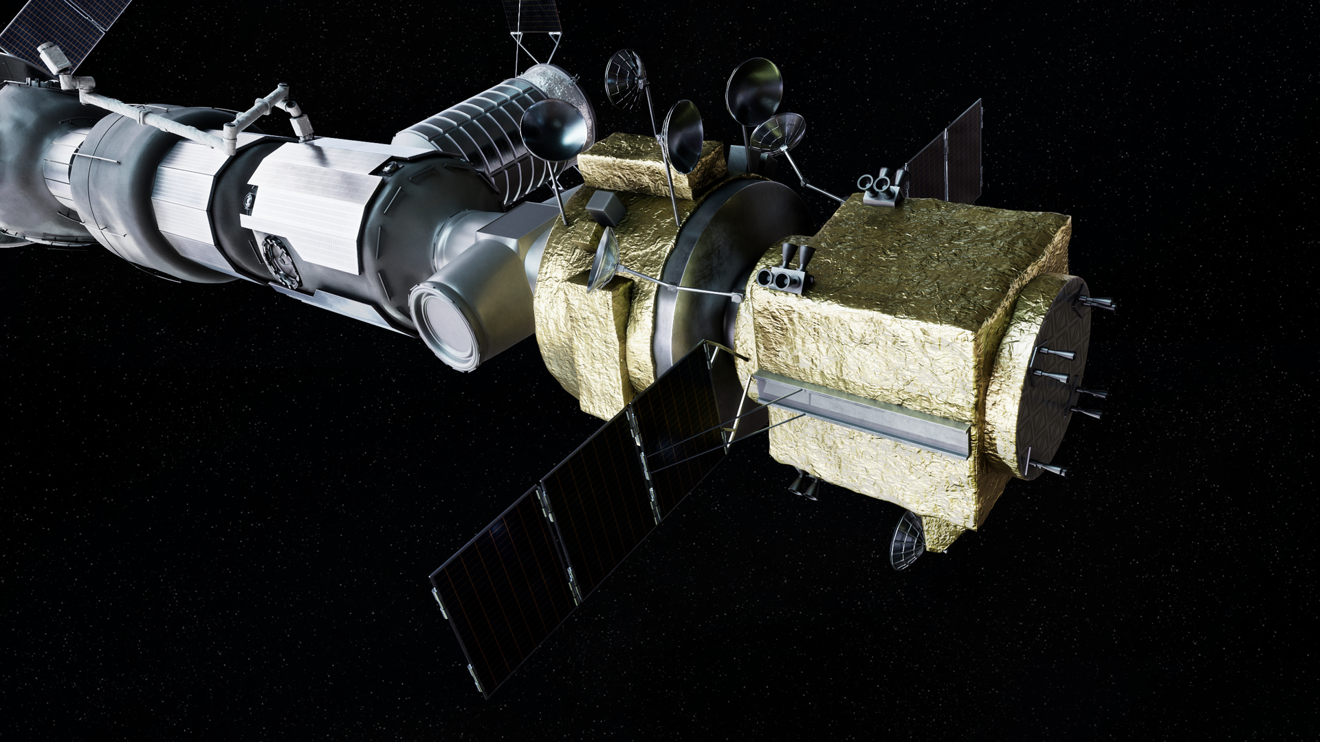 3D Lunar Gateway Space Station model - TurboSquid 1729130