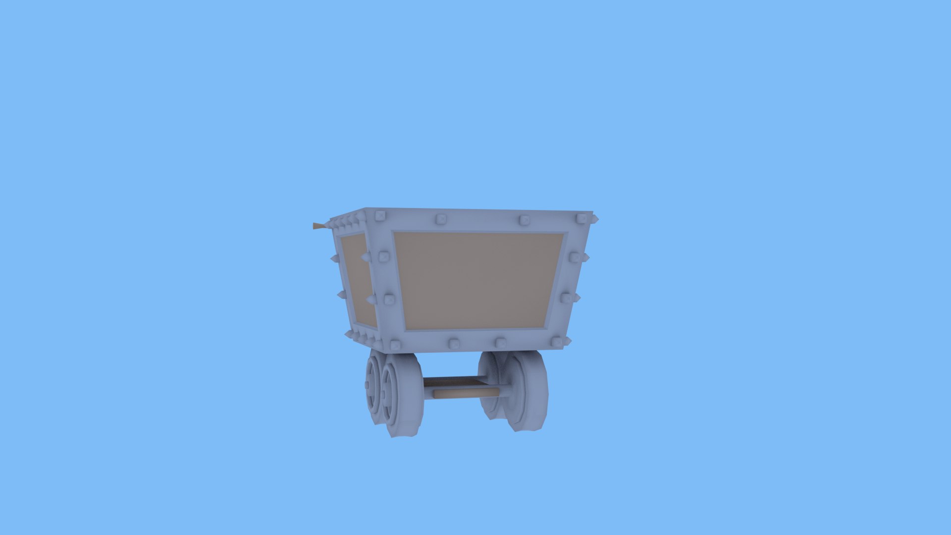 3D Minecart Model - TurboSquid 1277877