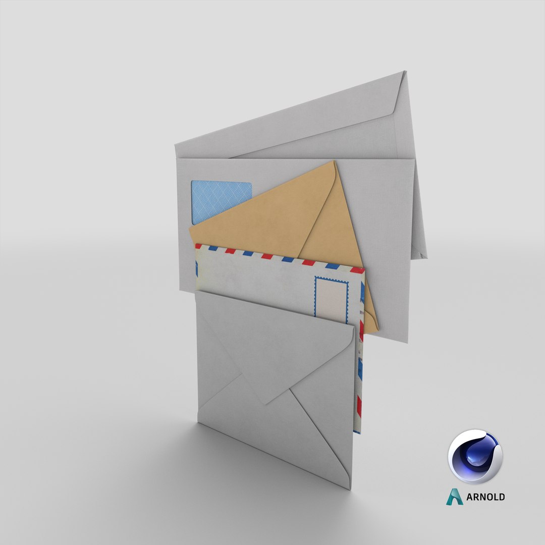 3D Envelopes 3D - TurboSquid 1852367