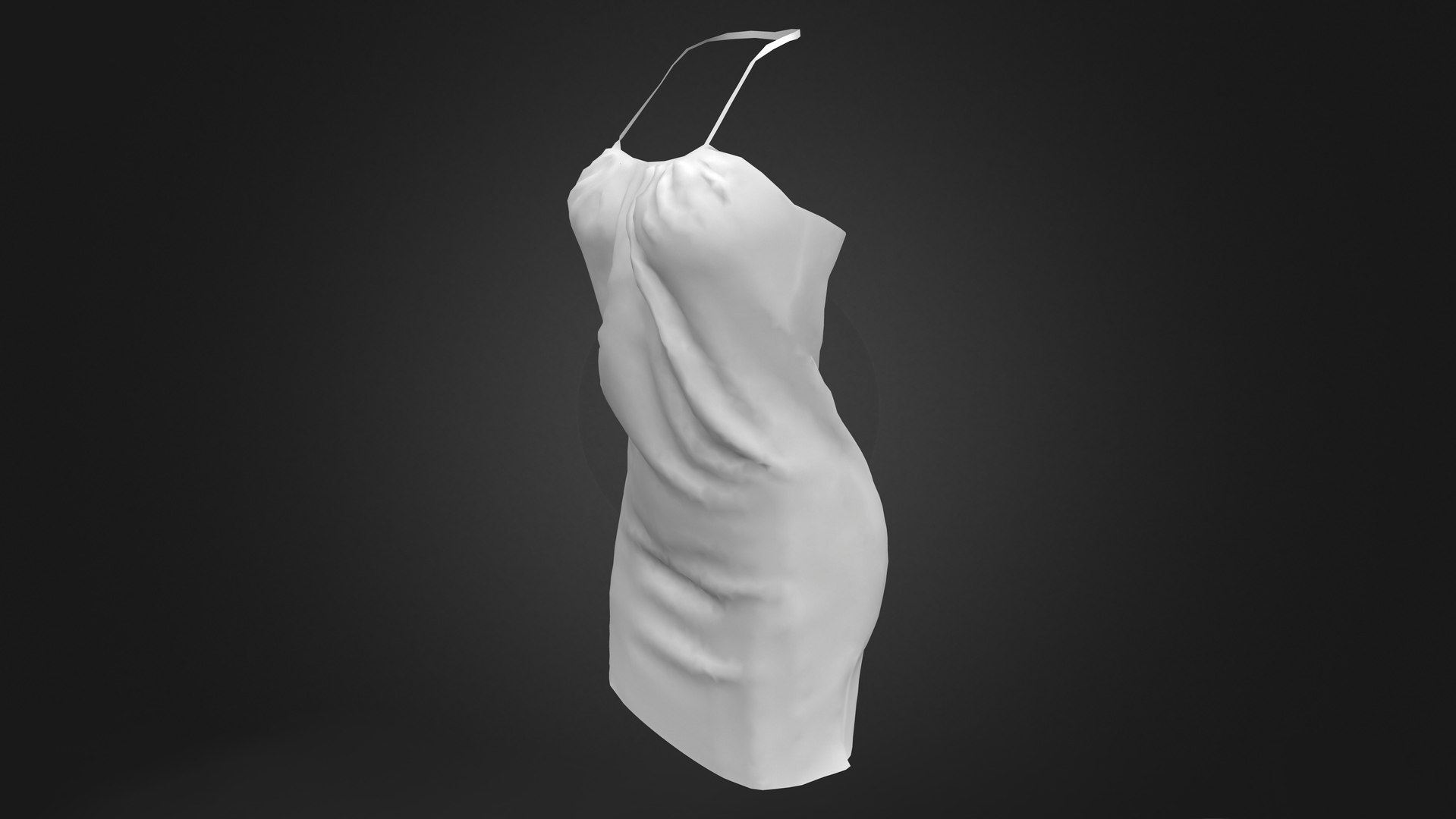 3D model Chain Halter Dress - TurboSquid 1869099