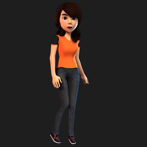 Girl 3 3rd 3D model - TurboSquid 1198648
