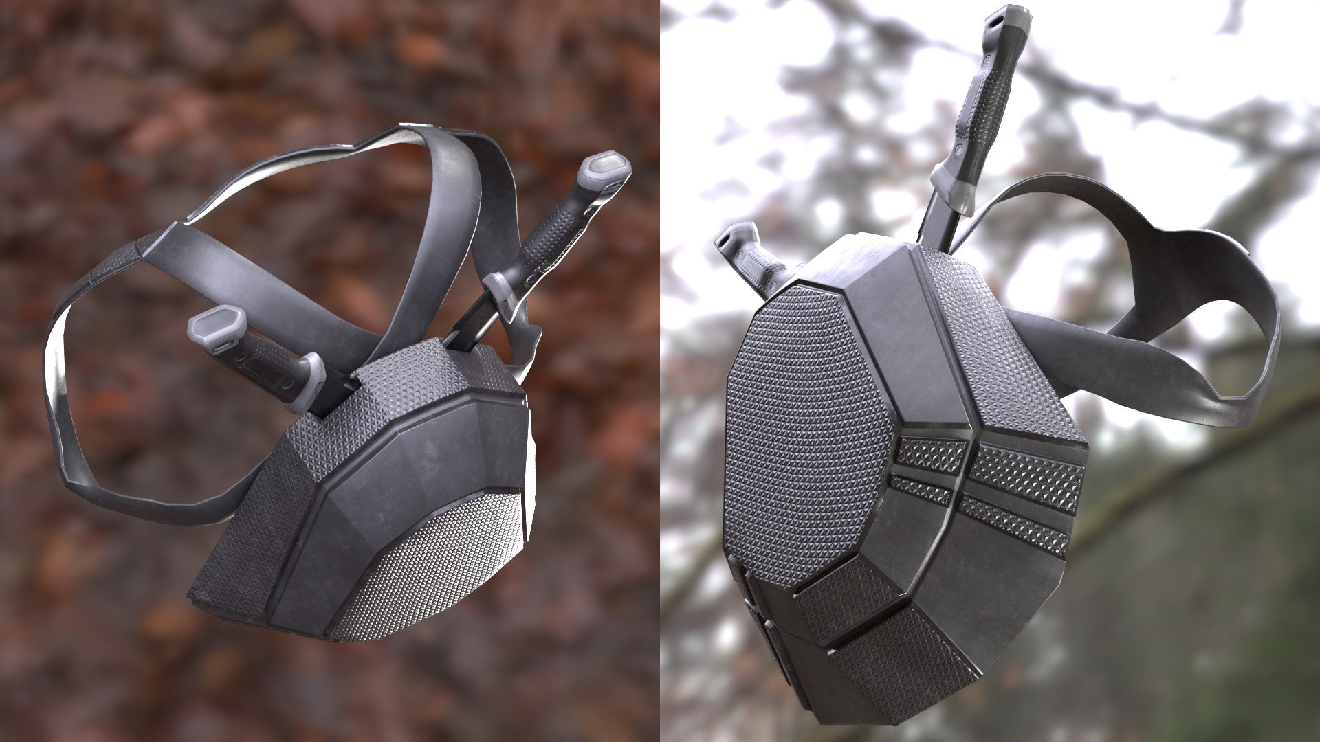 Backpack Machete 228 - All MH Bodies UE5 Skeletons - Rigged 3D Model ...