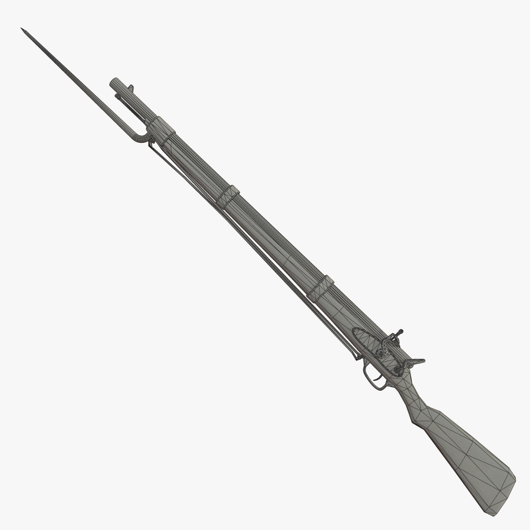 Musket Model | 1147918 | TurboSquid