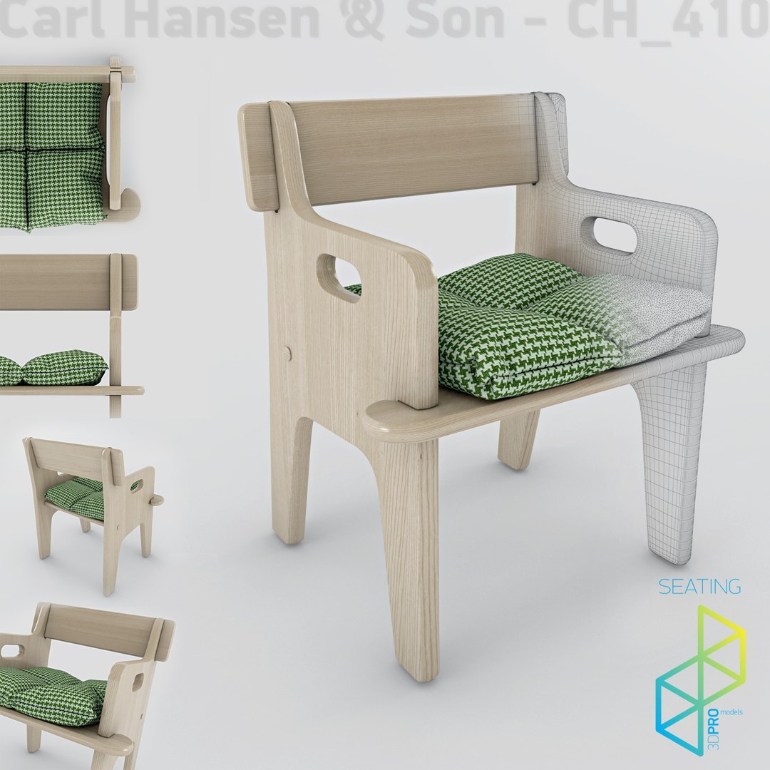 3d Model Peter S Chair Wood
