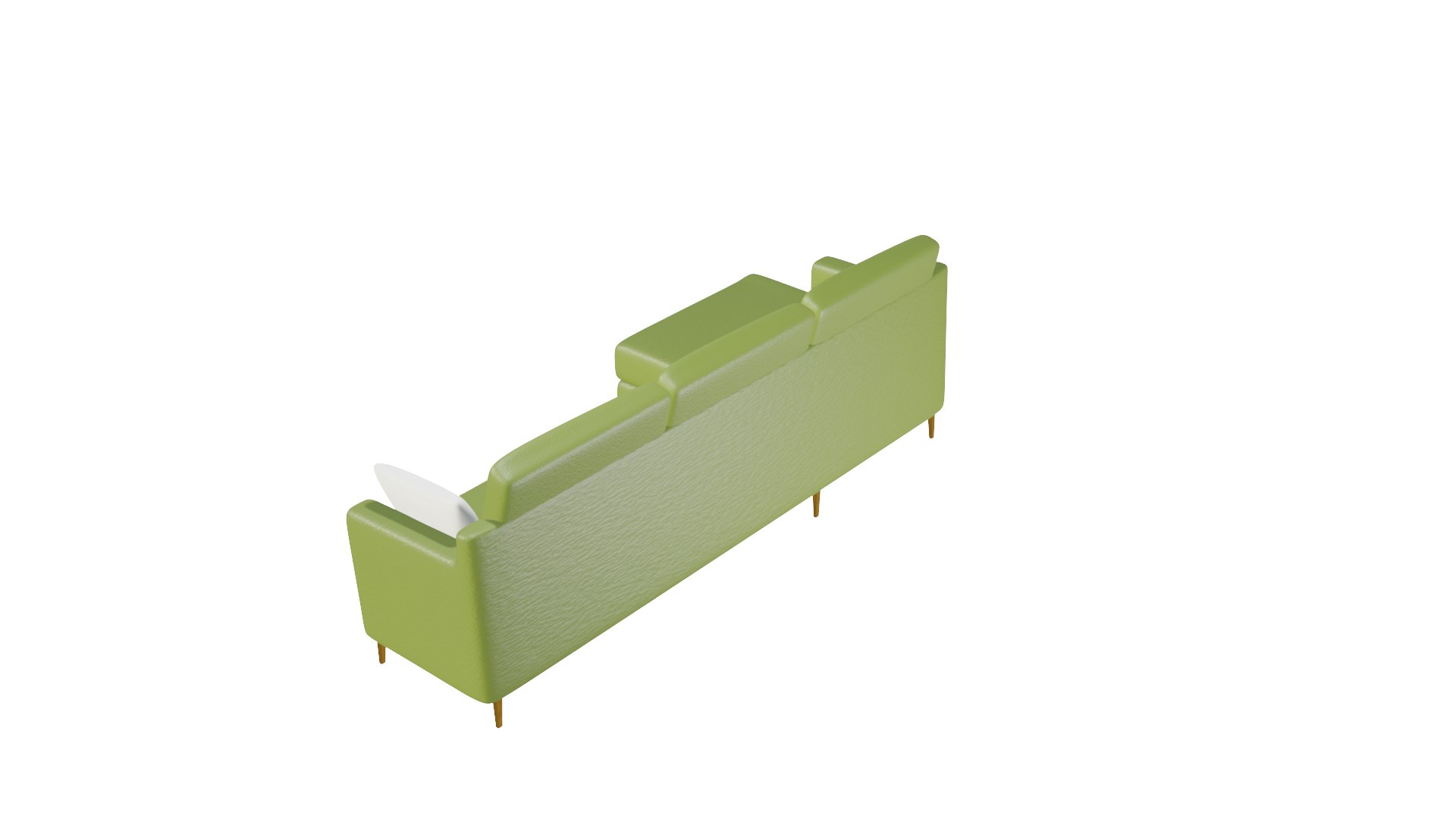 Green sofa model - TurboSquid 2054585
