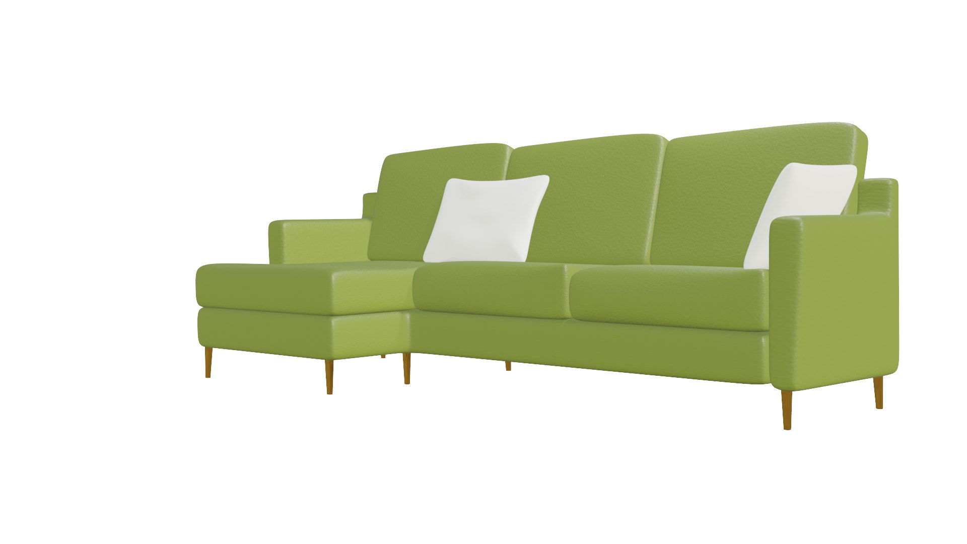 Green sofa model - TurboSquid 2054585
