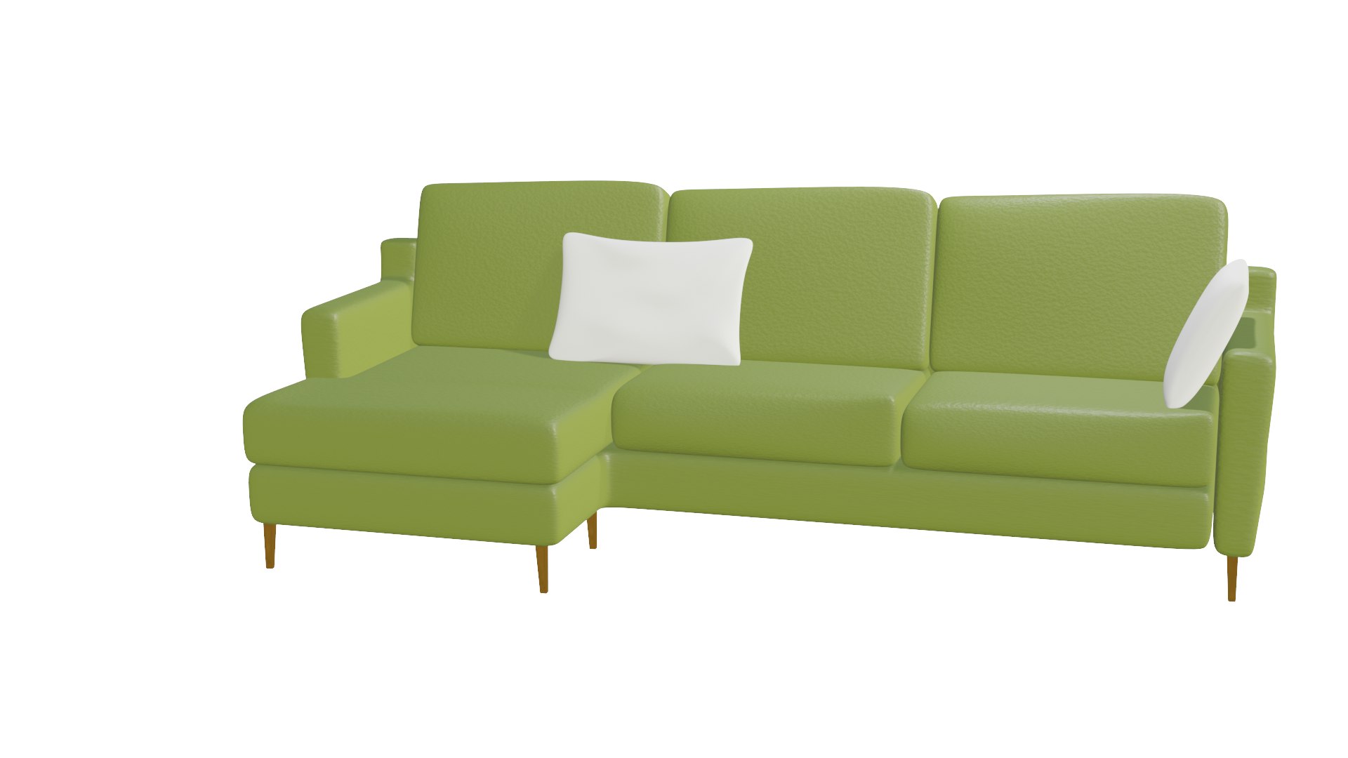 Green sofa model - TurboSquid 2054585