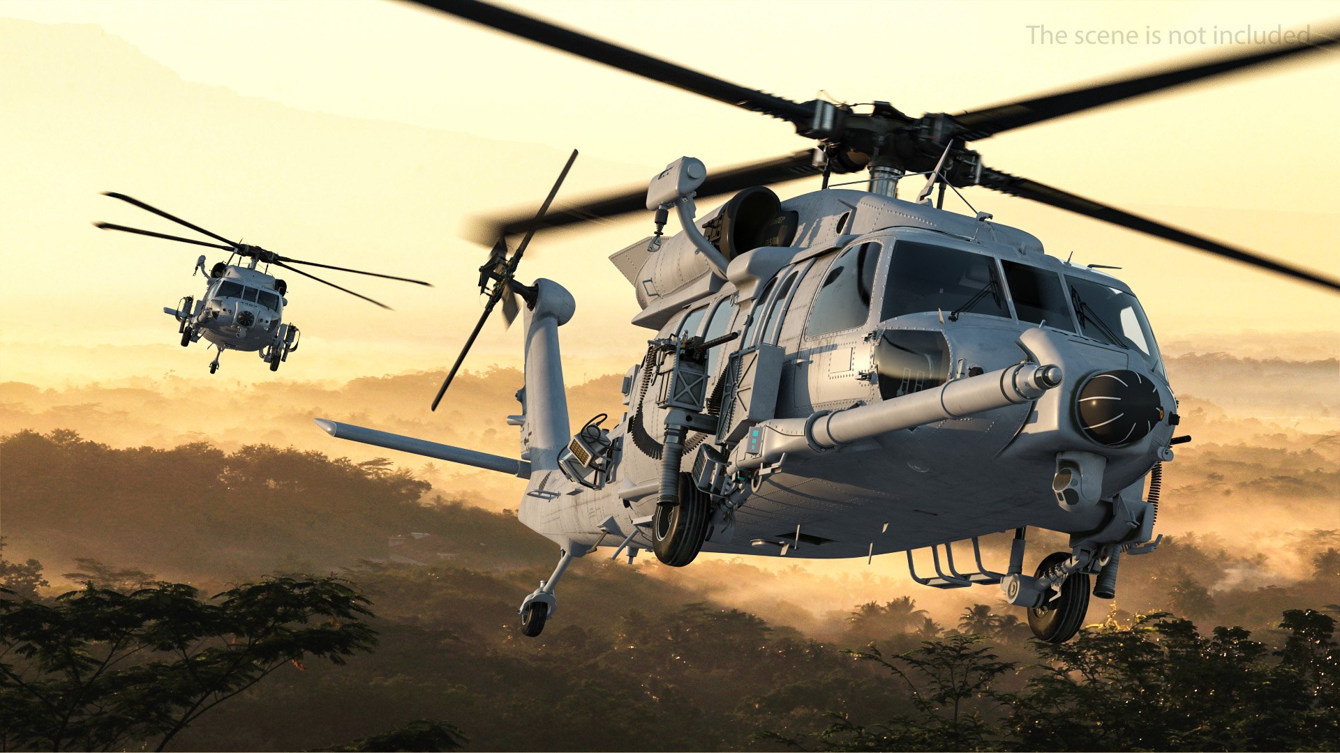 3D sikorsky hh 60 pave - TurboSquid 1602031
