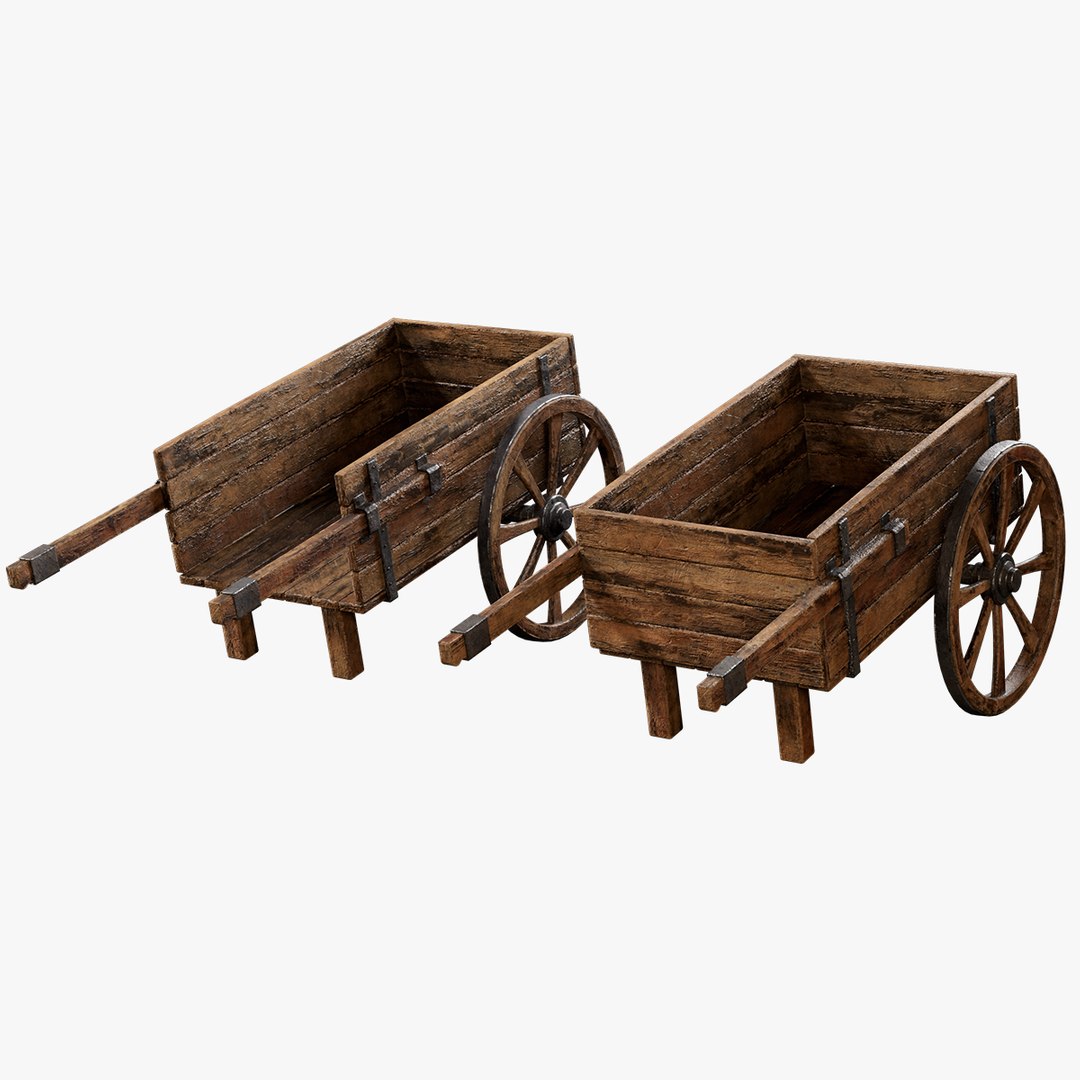Medieval Rolling Carts Model - TurboSquid 2357996
