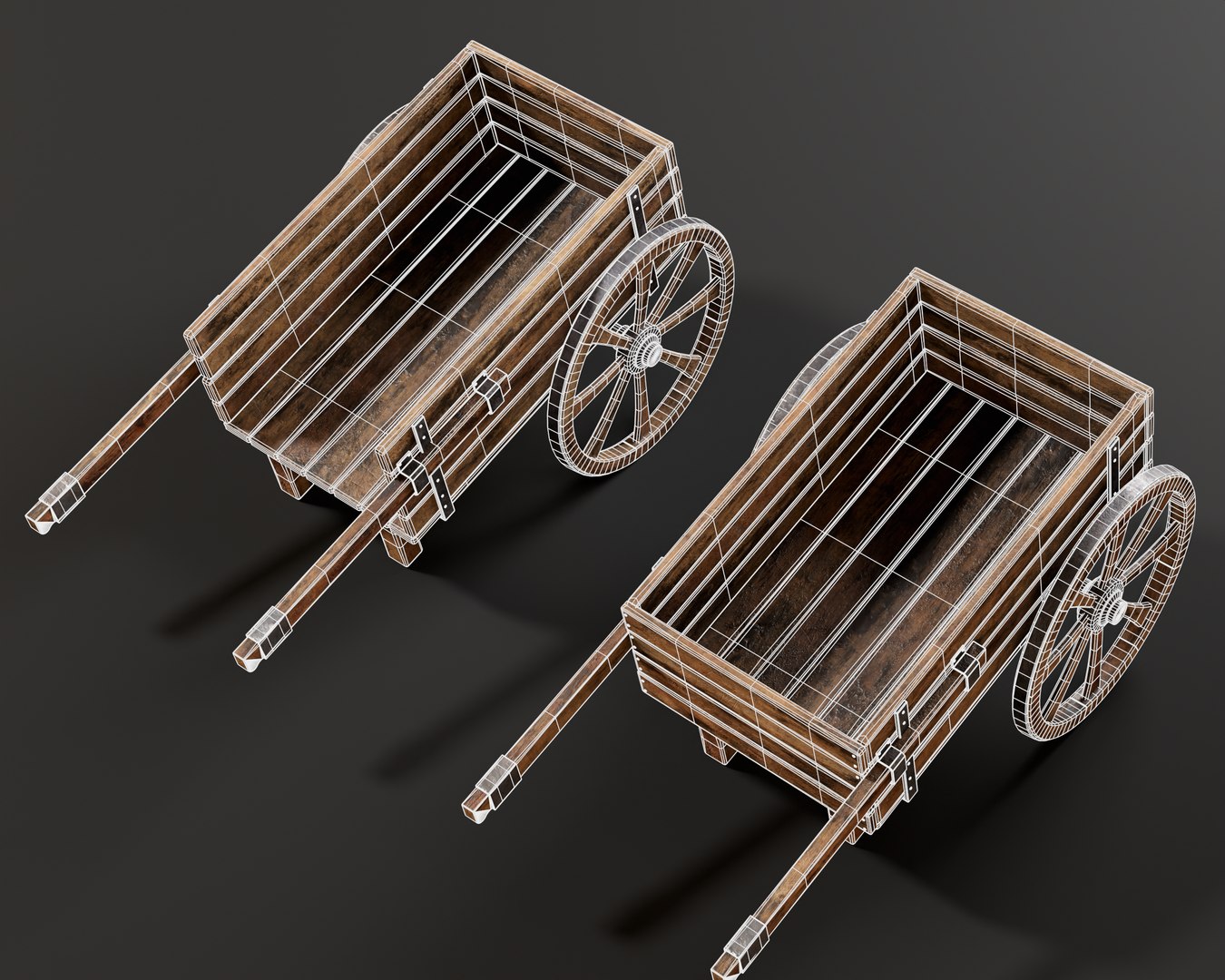 Medieval Rolling Carts Model - TurboSquid 2357996