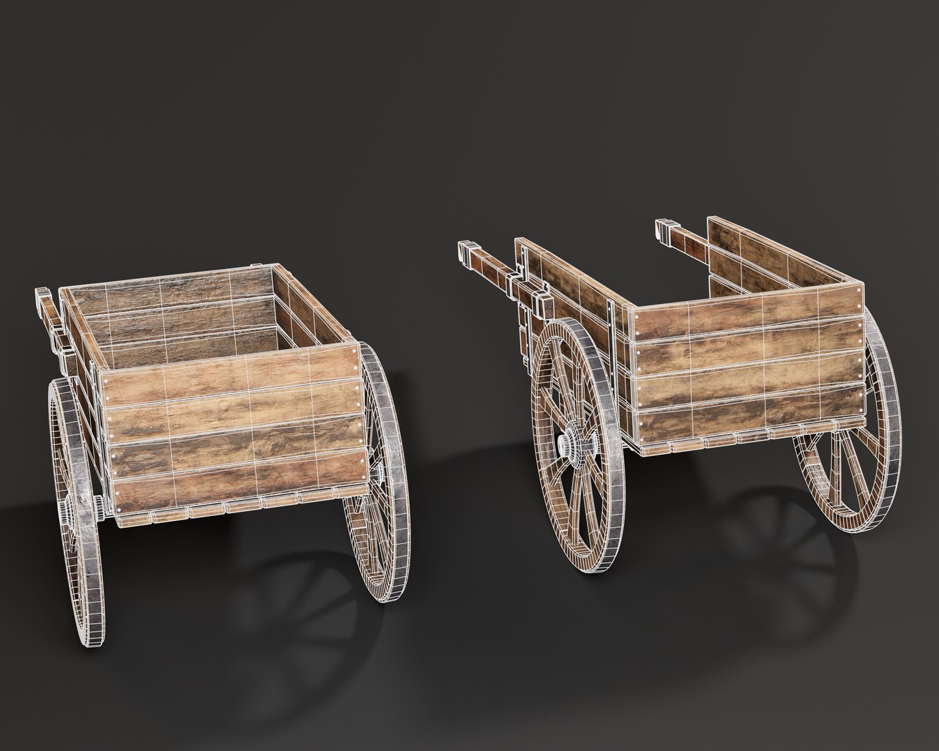 Medieval Rolling Carts Model - TurboSquid 2357996