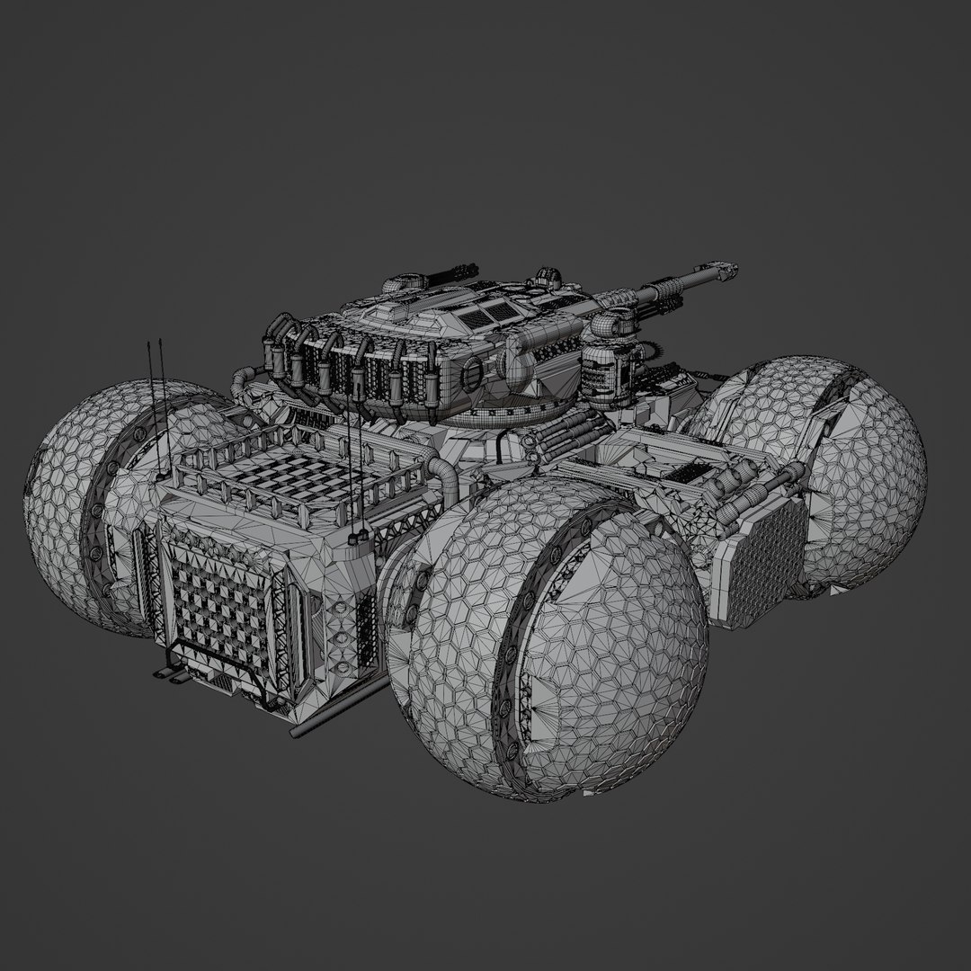 Ball Wheel Tank MK II 3D Model - TurboSquid 2022552