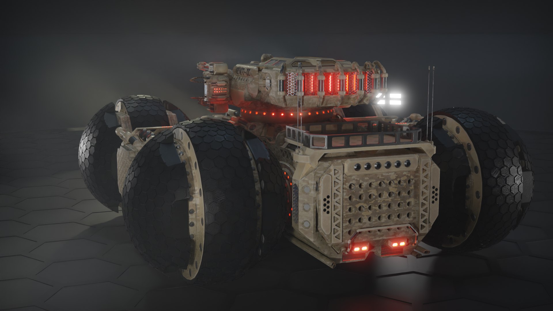 Ball Wheel Tank MK II 3D Model - TurboSquid 2022552