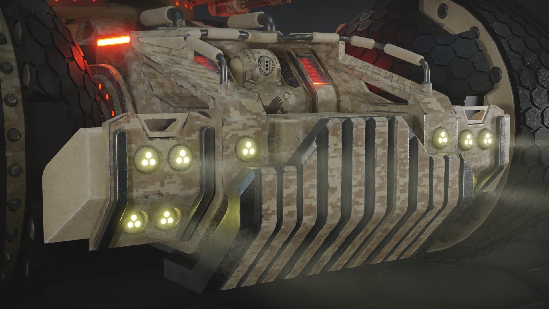 Ball Wheel Tank MK II 3D Model - TurboSquid 2022552