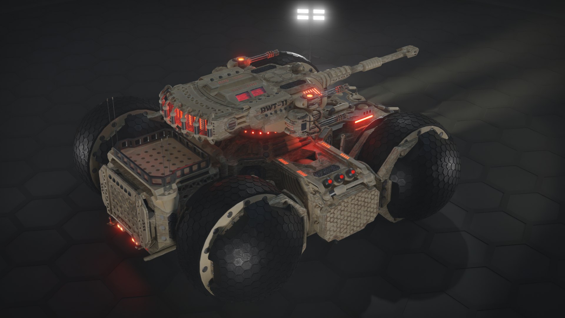 Ball Wheel Tank MK II 3D Model - TurboSquid 2022552