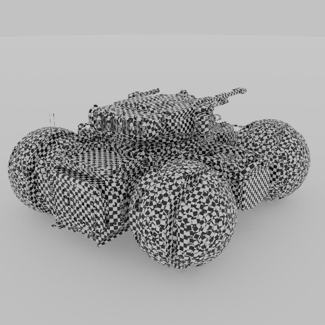 Ball Wheel Tank MK II 3D Model - TurboSquid 2022552