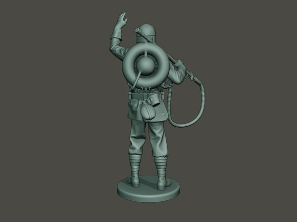 3D german soldier ww1 saluting model - TurboSquid 1543505