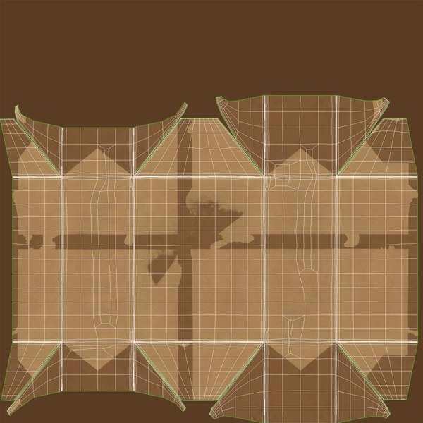 3D gift box paper 2 model - TurboSquid 1205355