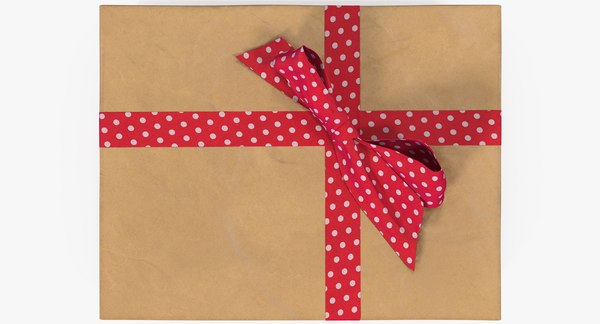 3D gift box paper 2 model - TurboSquid 1205355