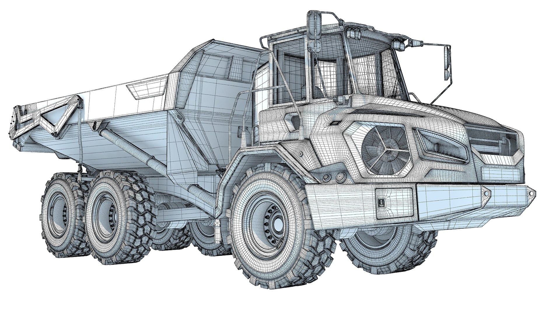 Articulated Mining Truck 3D Model - TurboSquid 2158345