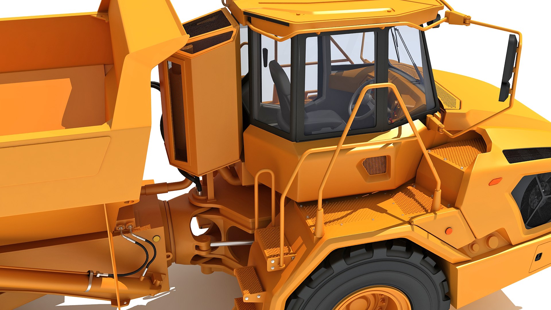 Articulated Mining Truck 3D Model - TurboSquid 2158345