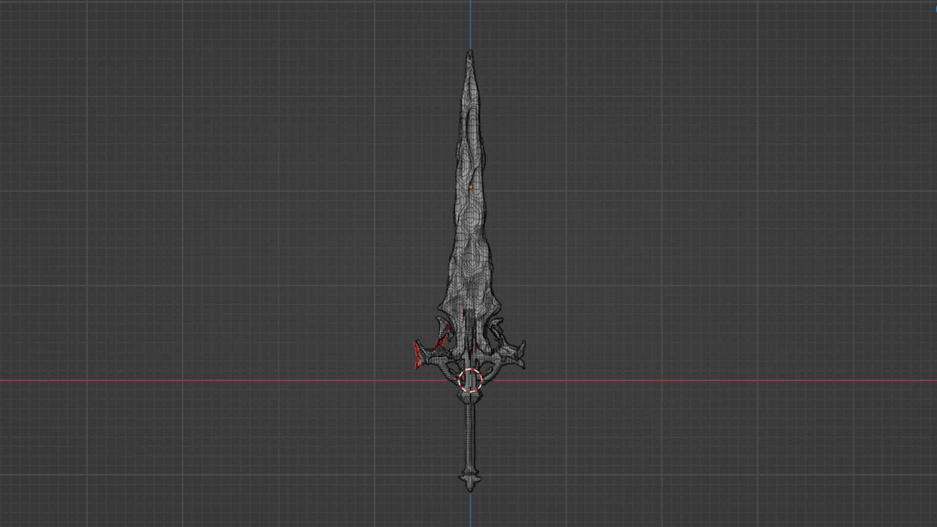 3D model Sword Ice Winter Weapon Military Low-poly 3D model ...