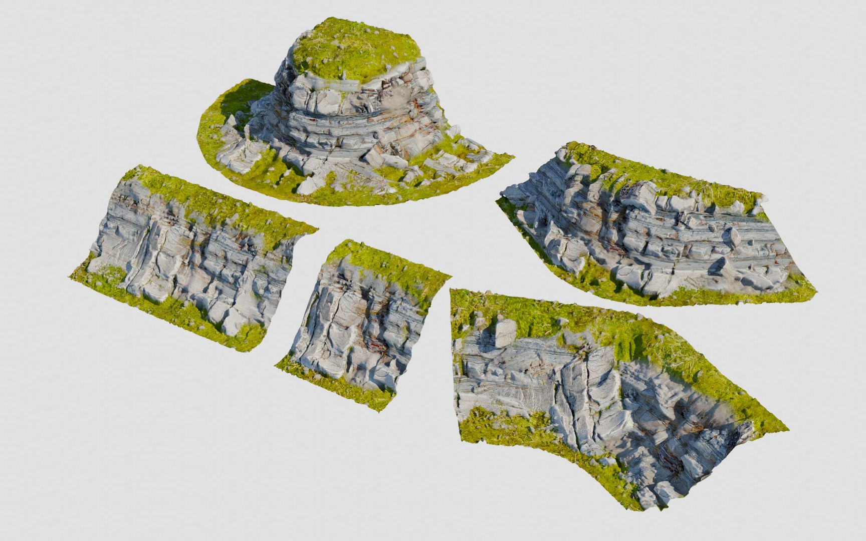 3D Rock Cliffs 03 - TurboSquid 1972998