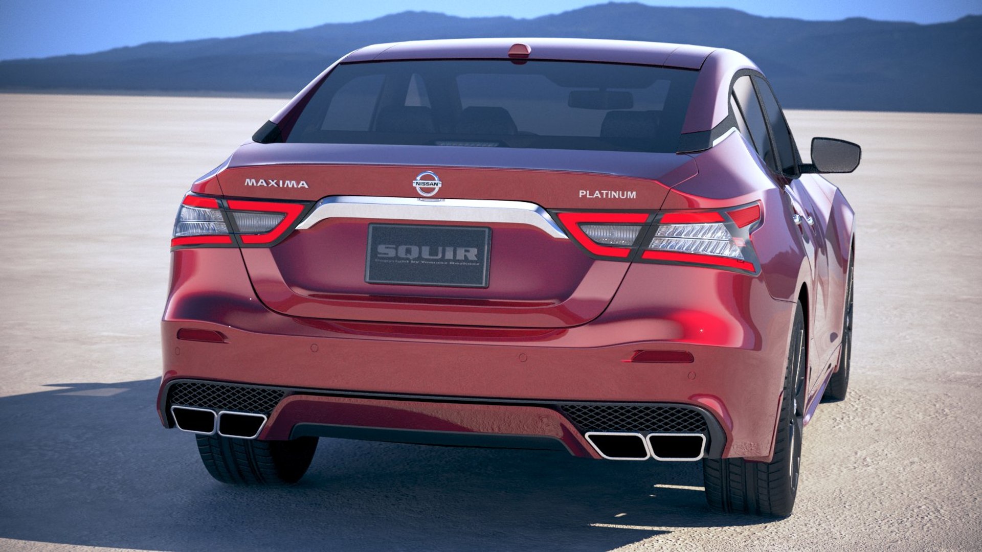 3D Nissan Maxima 2019 - TurboSquid 1358249