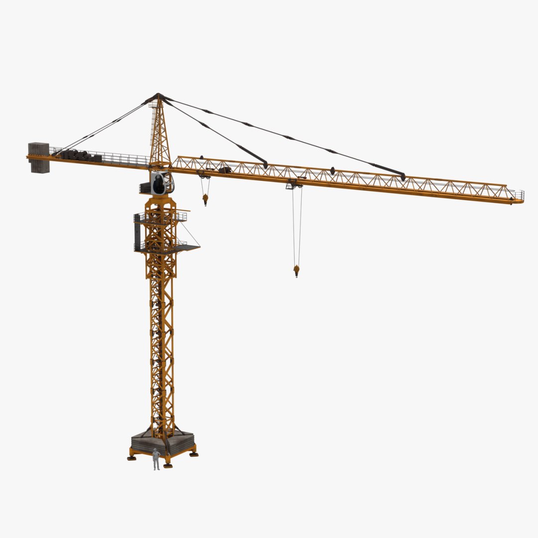 Tower Crane model - TurboSquid 2129270