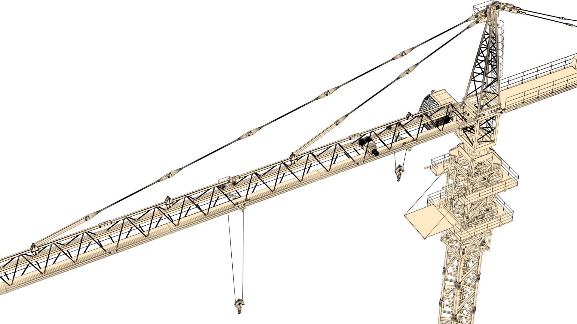 Tower Crane Model - TurboSquid 2129270